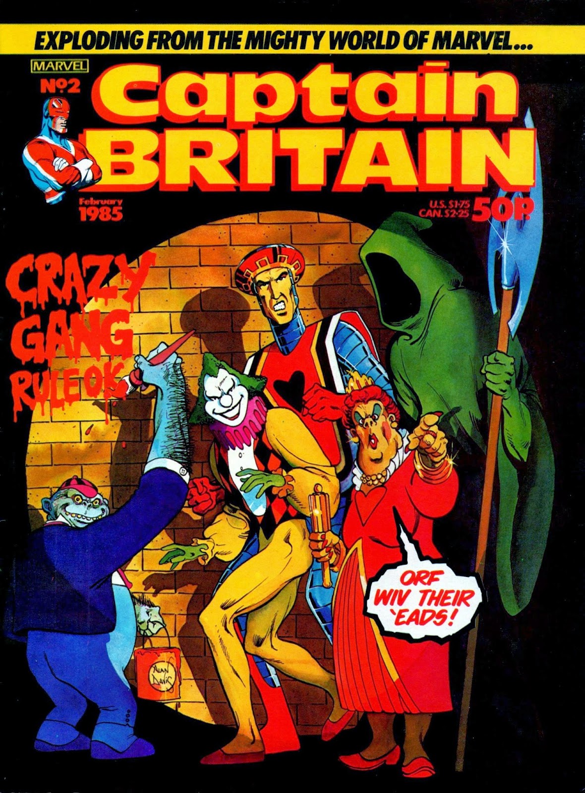 CRIVENS! COMICS & STUFF!: CAPTAIN BRITAIN COVER GALLERY - PART ONE...