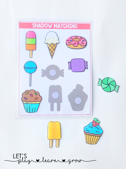 Sweet Treats Themed Busy Binder Activities | Lets Play.Learn.Grow