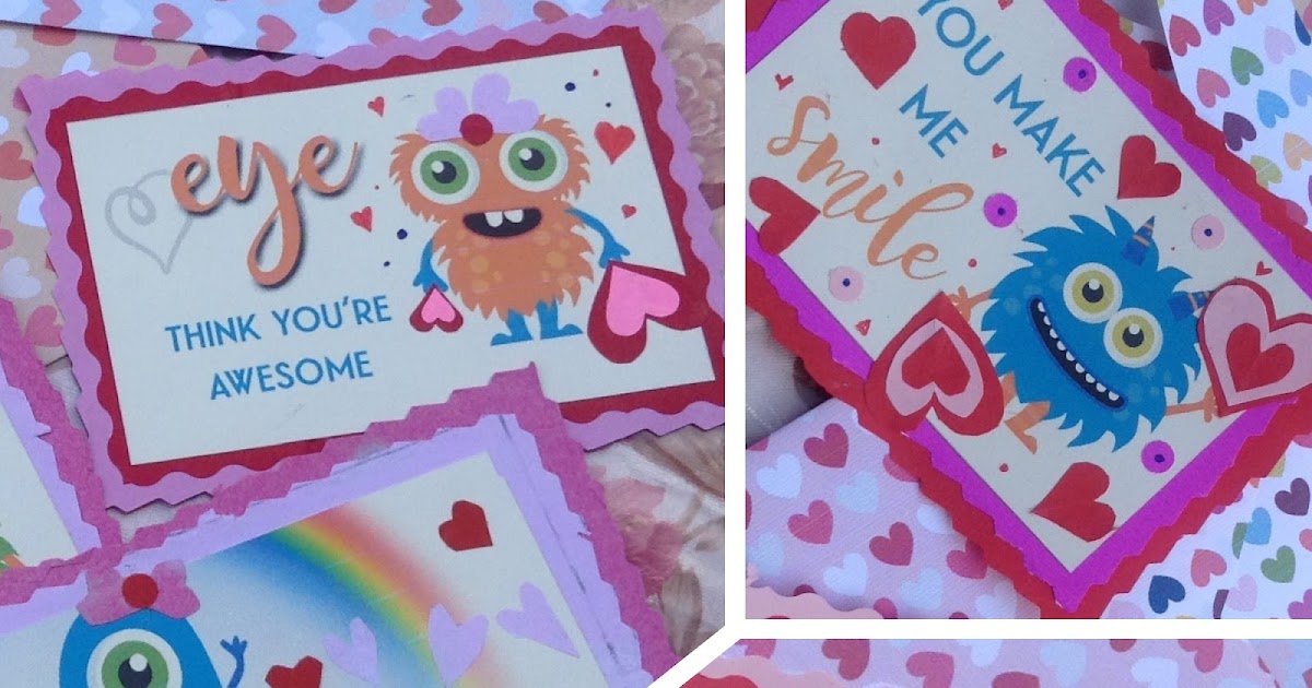 Monster Craft | Valentine Craft: Easy Love Monster Mini Valentine ...