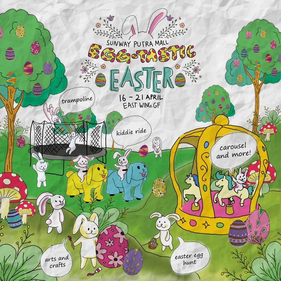 Egg-Tastic Easter Hunt @ Sunway Putra Mall - Weekend Treat