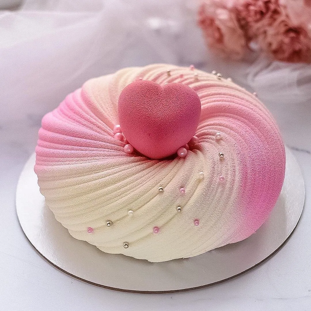 10 rainbow handmade mousse dessert cakes. | Melody Jacob