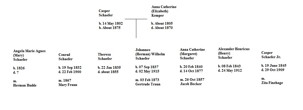 Family Tree Story: Schaefer Family