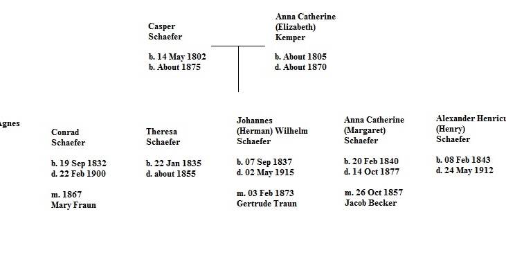 Family Tree Story: Schaefer Family
