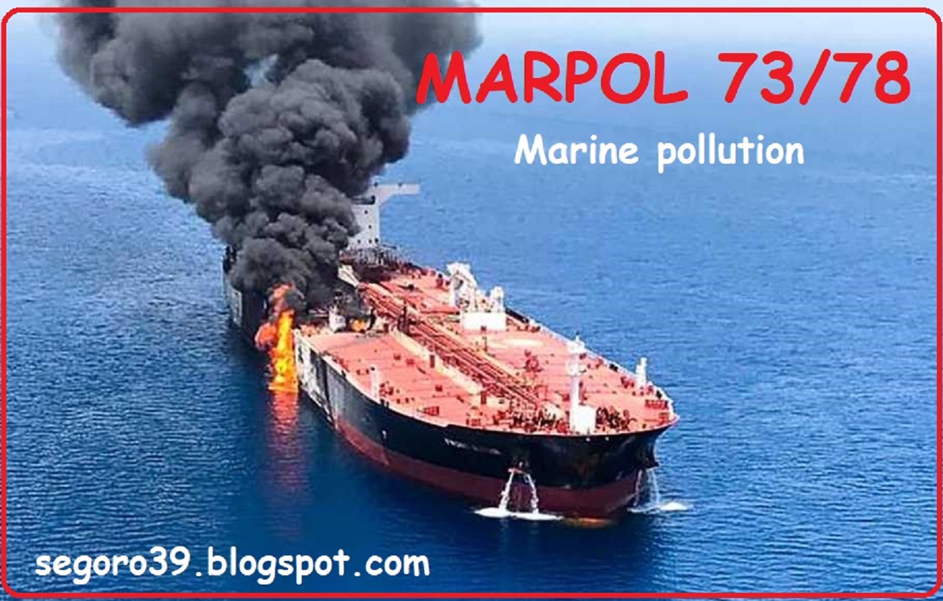 MARPOL, PENGERTIAN MARPOL DAN LAMPIRAN TEKNIS DALAM MARPOL 73/78