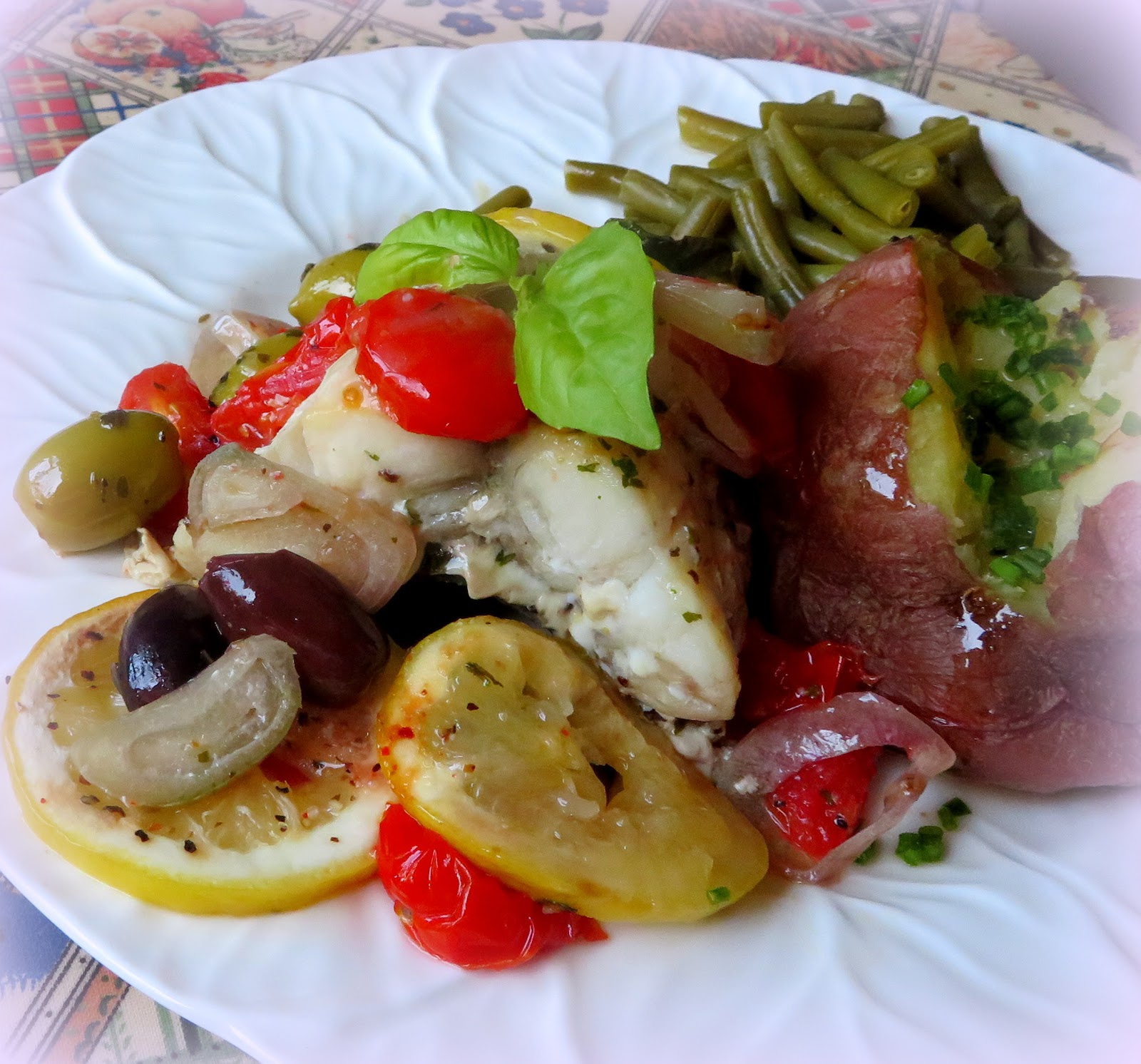 Foil Pack Mediterranean Red Snapper | The English Kitchen