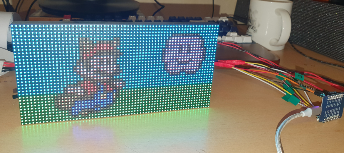 LED - 9. RGB LED Matrix Drive with ESP 32 without shield