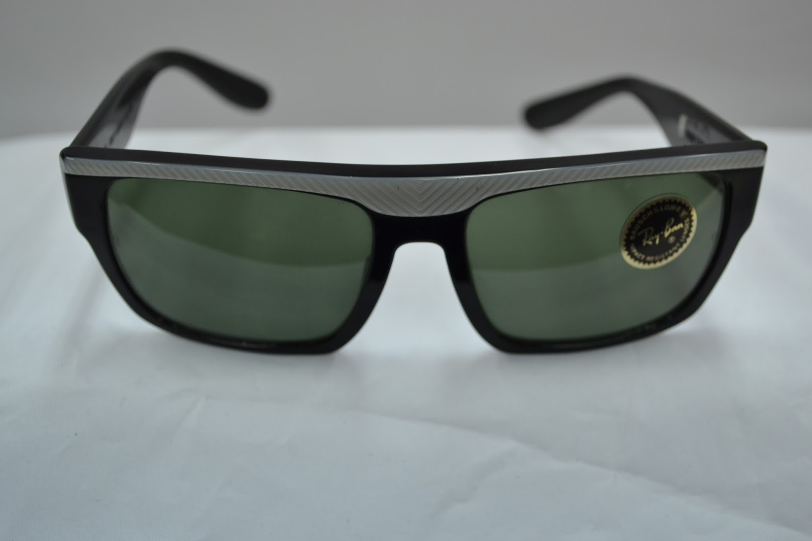 Vintage sunglass: Vintage Ray Ban DRIFTER, black white pearl! NOS USA