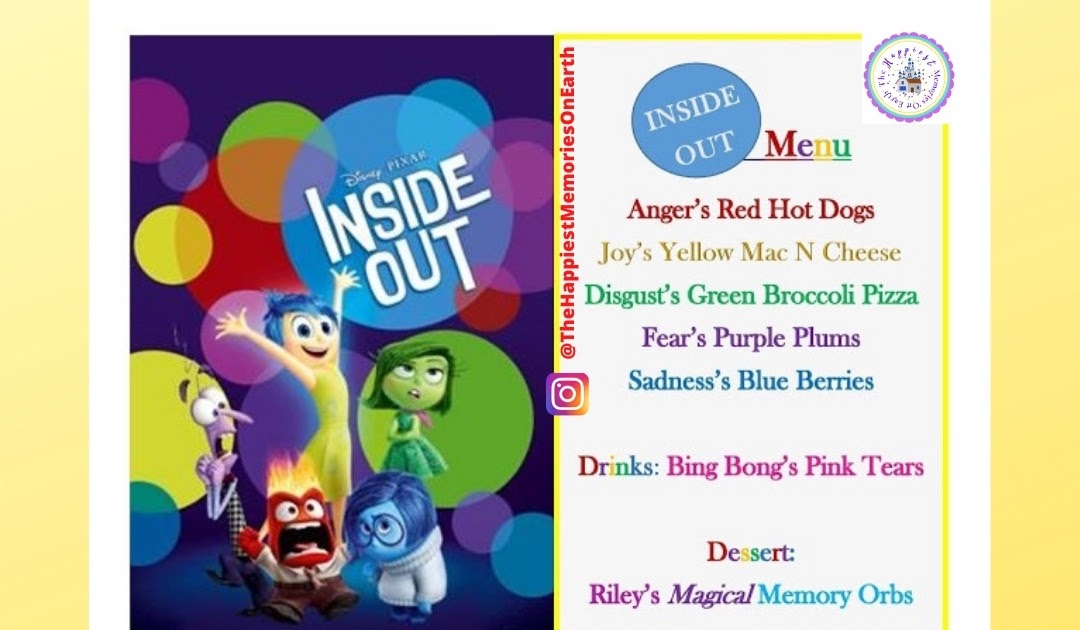 Disney Meal #37 - Inside Out