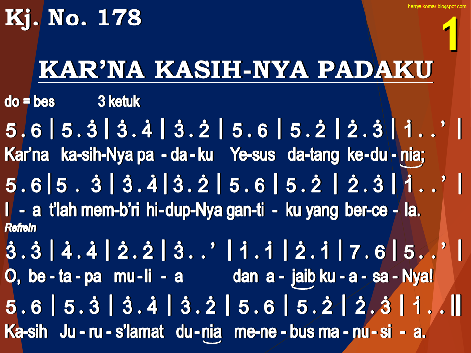 TouRoeroekan: Kidung Jemaat No. 178