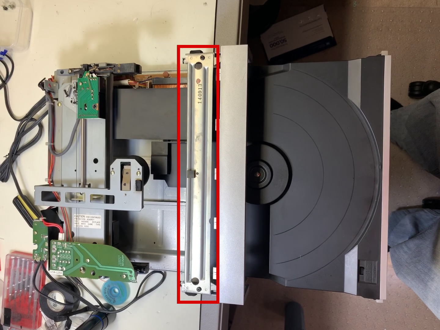 Sharp RP-117 Linear Turntable