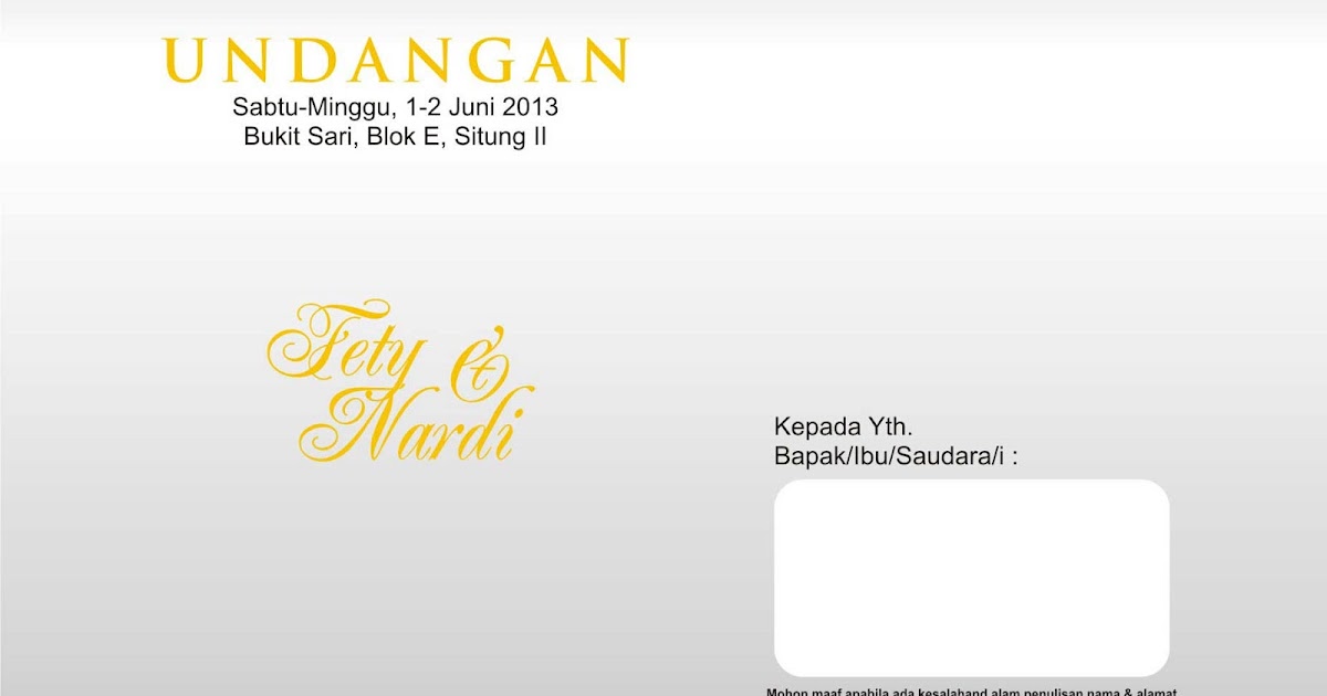 38+ Desain Undangan Pernikahan Landscape