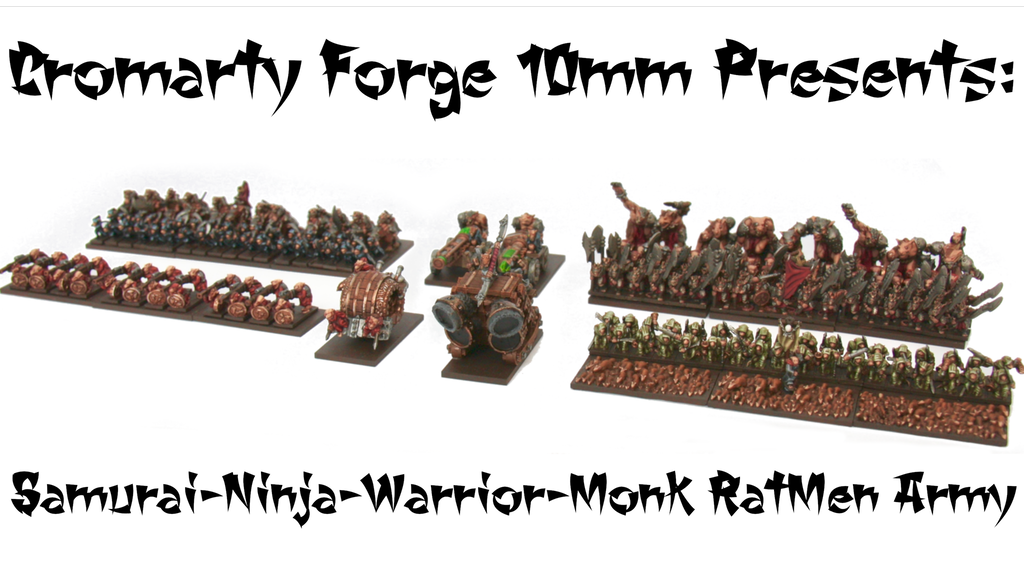10mm Wargaming: Project Update #10: Samurai-Ninja-Warrior-Monk-Ratmen ...