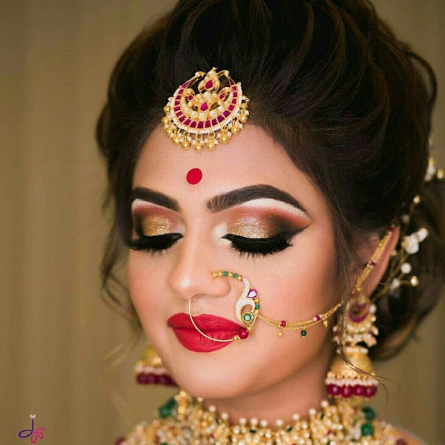 Top 20 Trendy Indian Bridal Makeup Images - Makeup Artist in Delhi