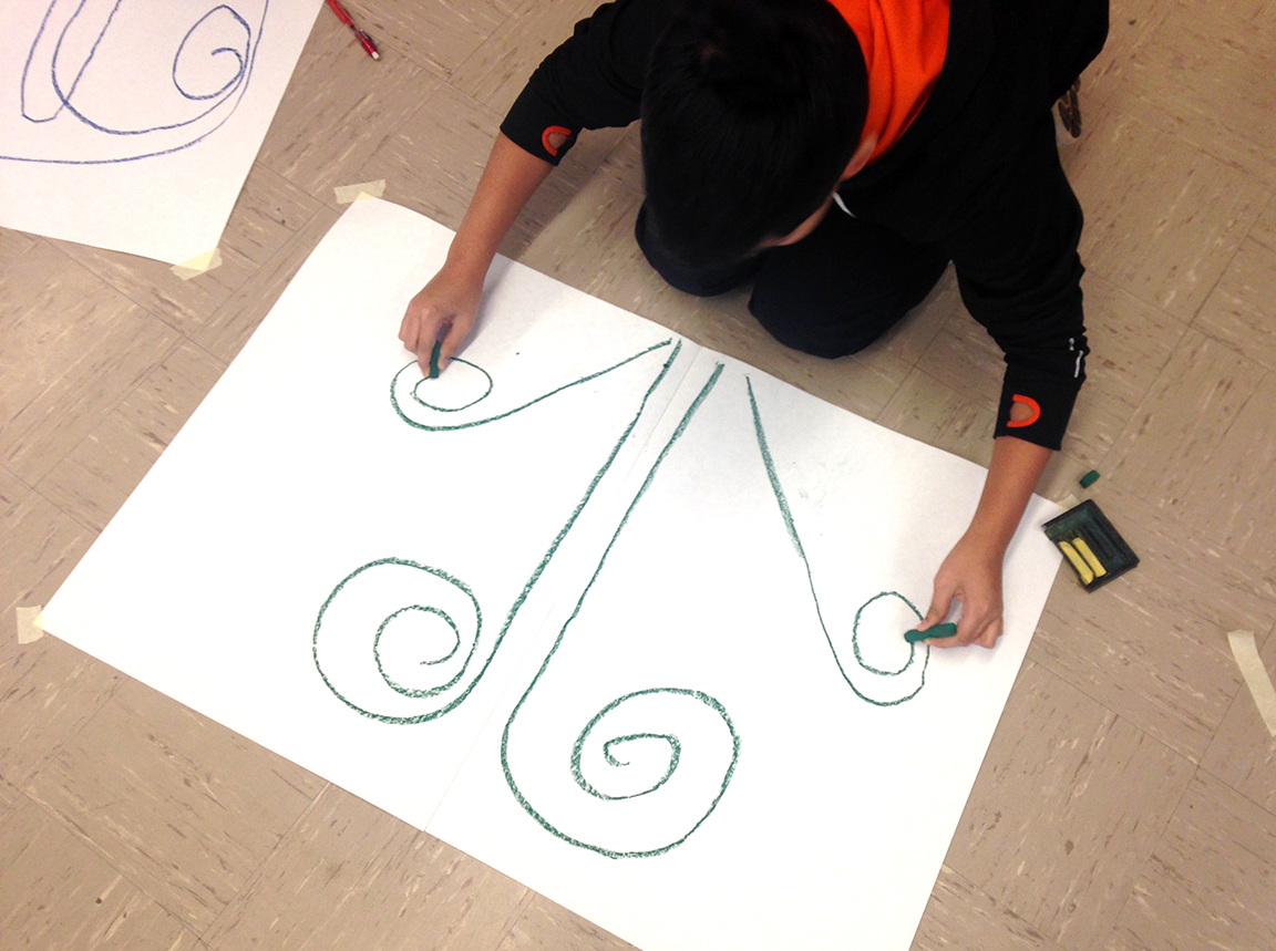 My Adventures In Positive Space: Kinetic Drawings