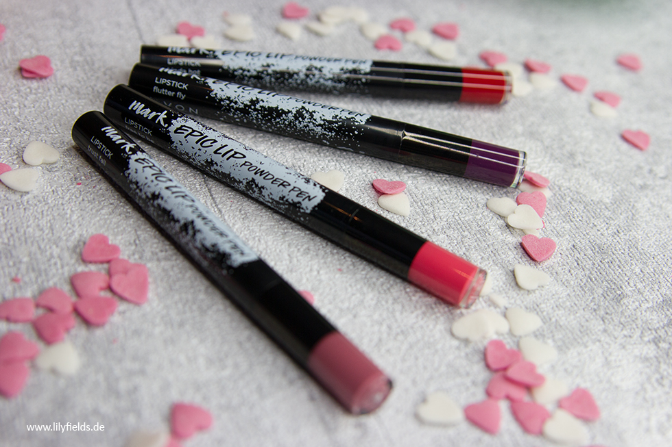 AVON mark. - Epic Lip Powder Pen Lipstick - Review & Swatches - Lilyfields
