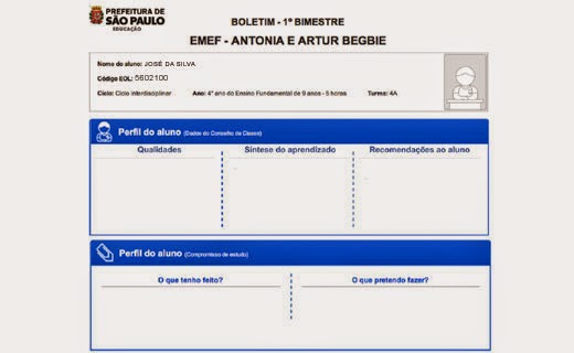 EMEF PROF. THEODOMIRO MONTEIRO DO AMARAL: Como acessar o boletim online