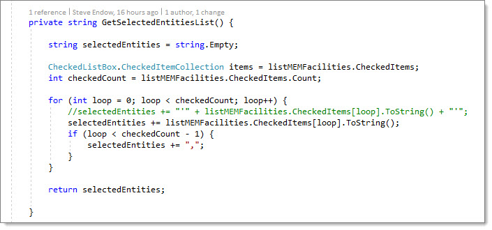 Steve Endow - The Blog: C# and SQL and Dynamics GP: Sending a List to a ...