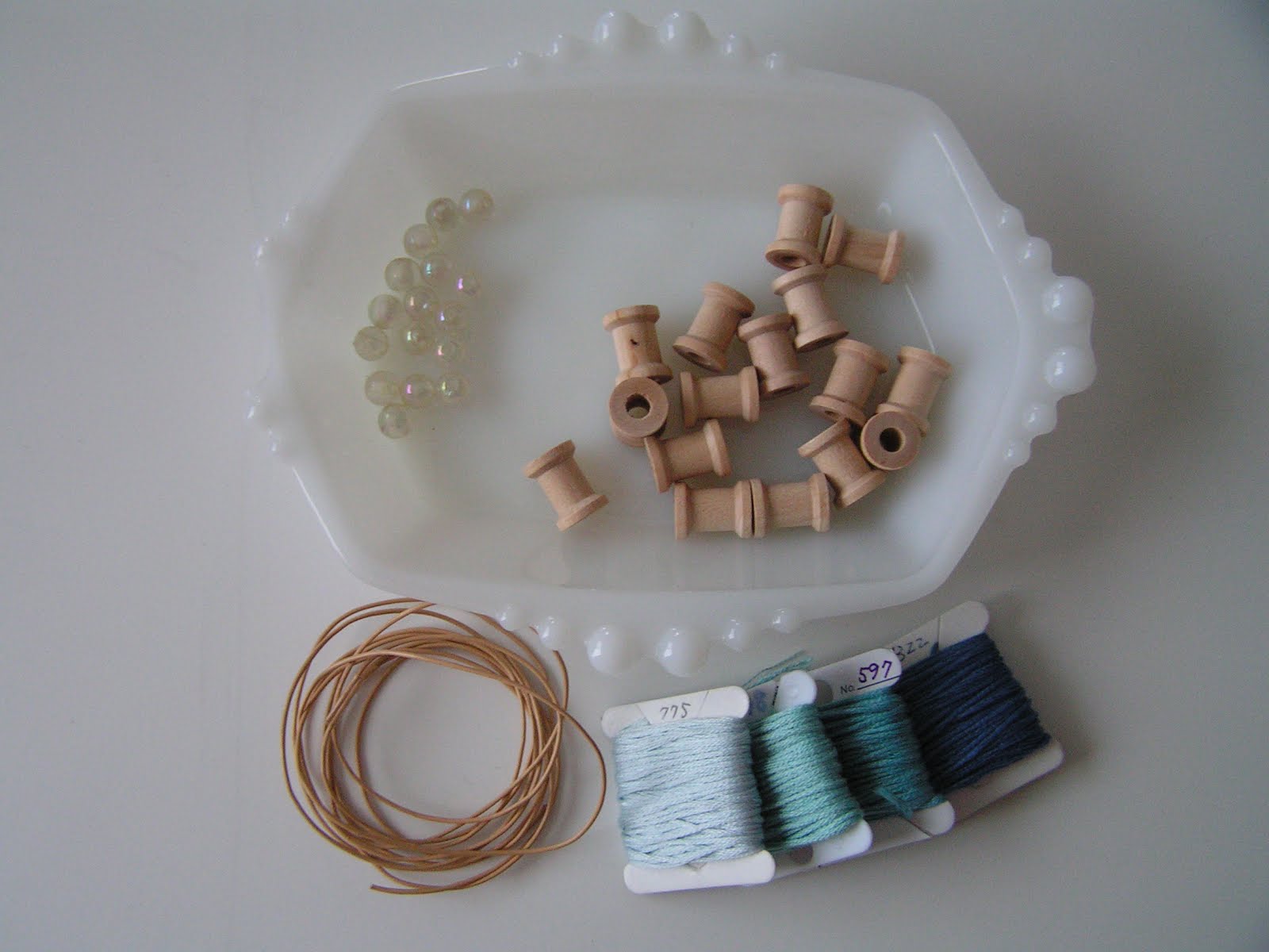 Tea Rose Home: Tutorial ~ Mini Spool Necklace