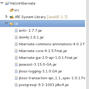 Peace and Code: [Java] Hello Hibernate 4 with Eclipse Kepler