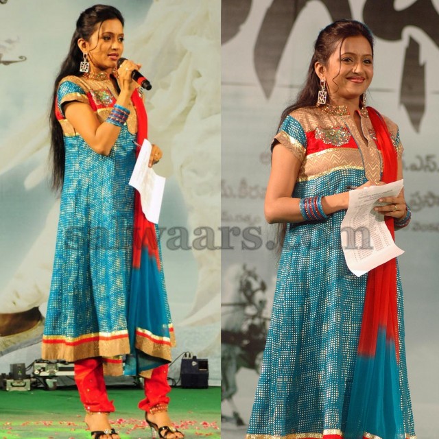 Suma Royal Blue Salwar Kameez - Indian Dresses