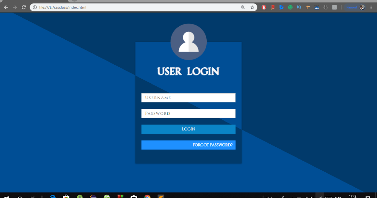Create a Responsive Login Form in HTML and CSS in Hindi