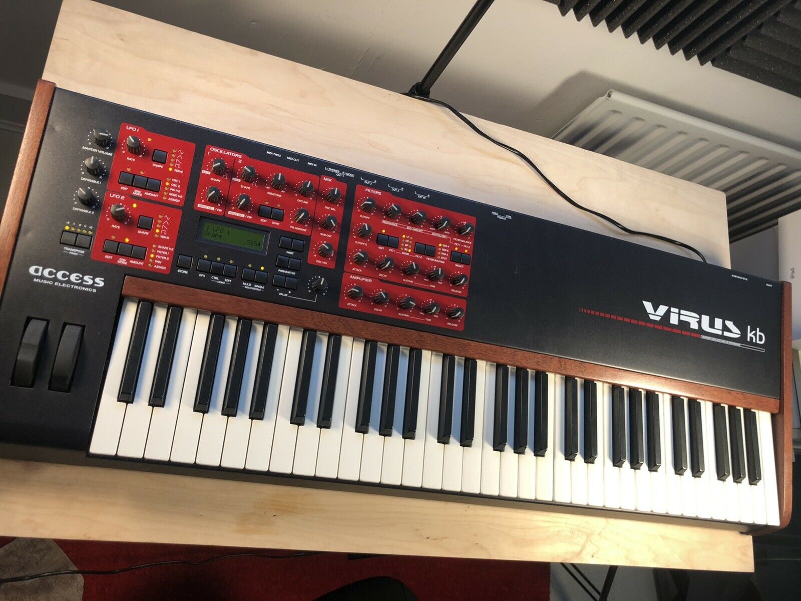 MATRIXSYNTH: Access Virus KB virtual analog synthesizer 61 key synth