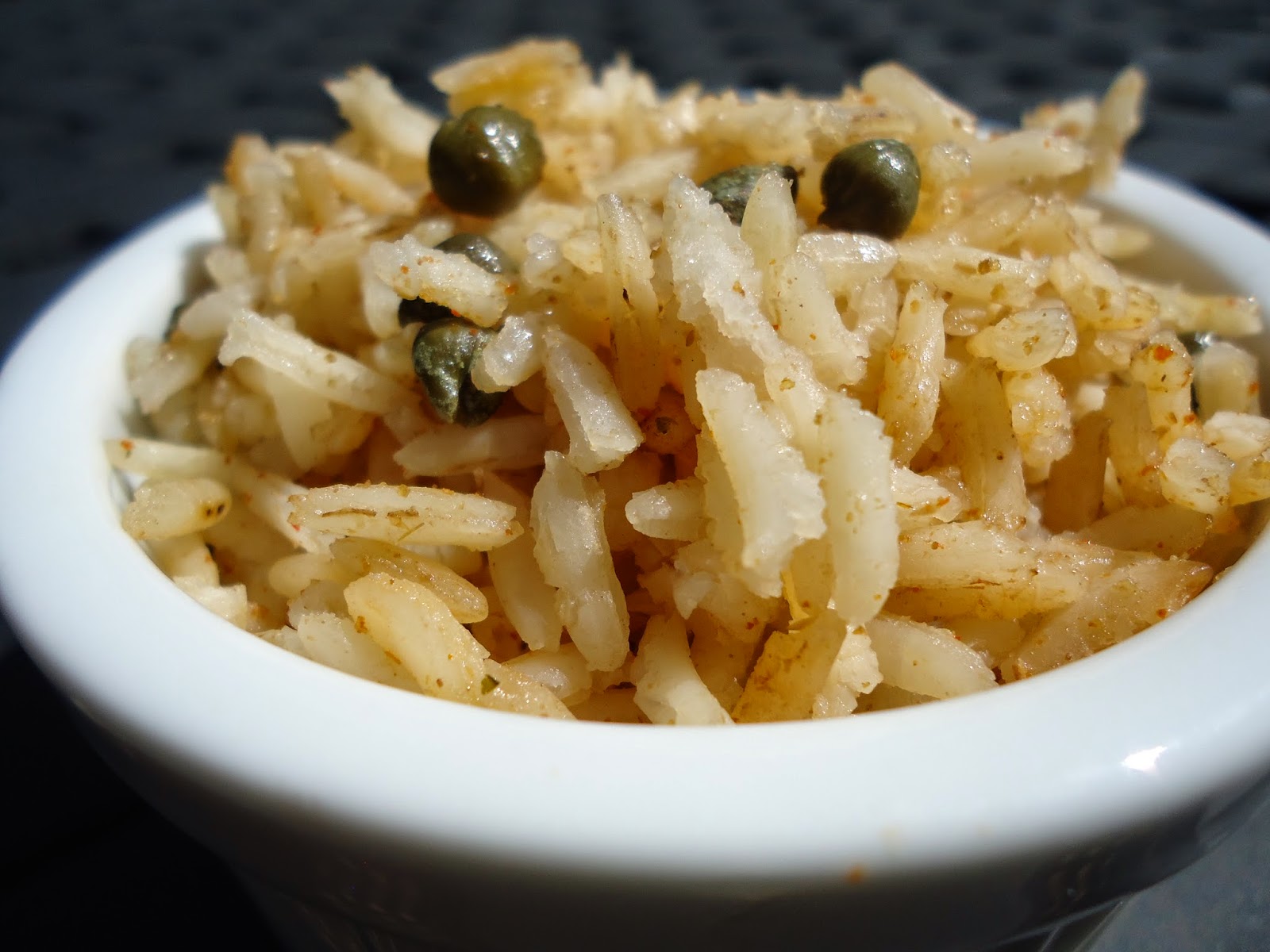 La Mexicanita Kitchen: Cayenne Arroz con Caper Peppers