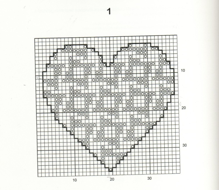 Cross Stitch : 30 Free Easy Heart Cross Stitch Patterns