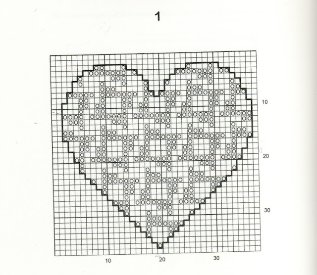 Cross Stitch : 30 Free Easy Heart Cross Stitch Patterns