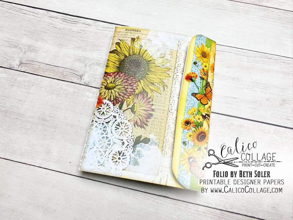 Calico Collage Junk Journal Printable Ephemera: How to make a Junk ...