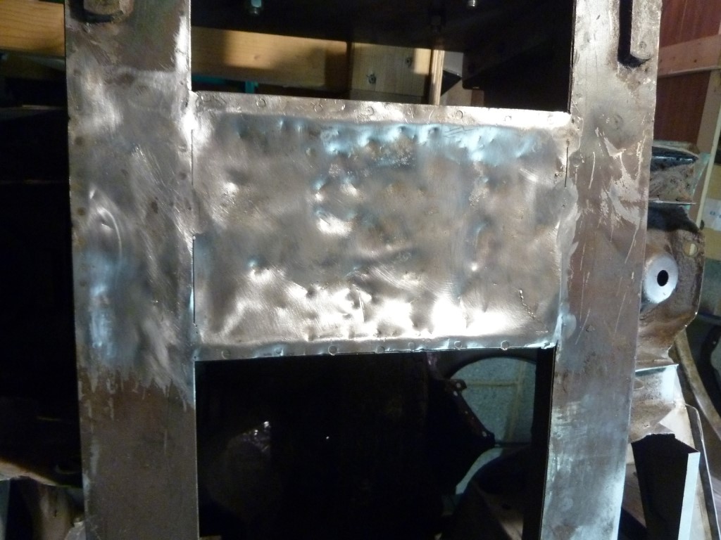 MG Midget 1965 MKII Restoration Project: Front Chassis Plate