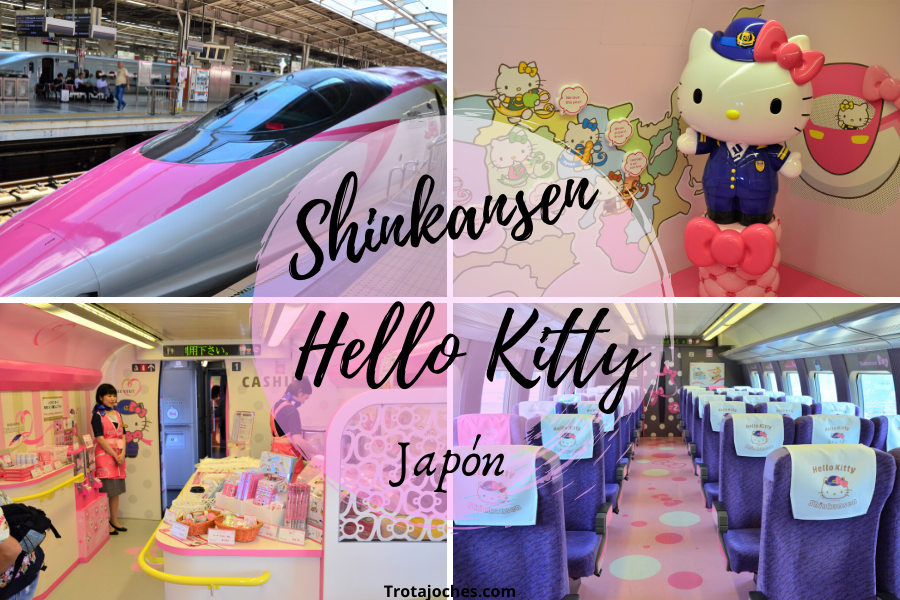 Qué hacer en Japón: Shinkansen temático Hello Kitty. | Trotajoches