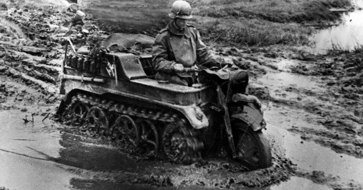 NAZI JERMAN: Foto Lumpur (Rasputitsa)