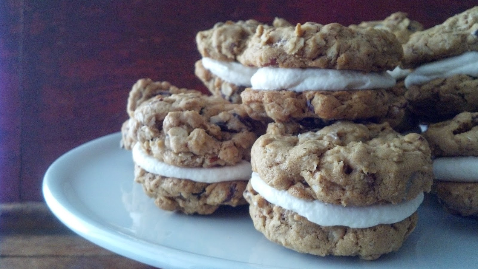 salted sugared spiced™: Chocolate Cherry Oatmeal Moon Pies
