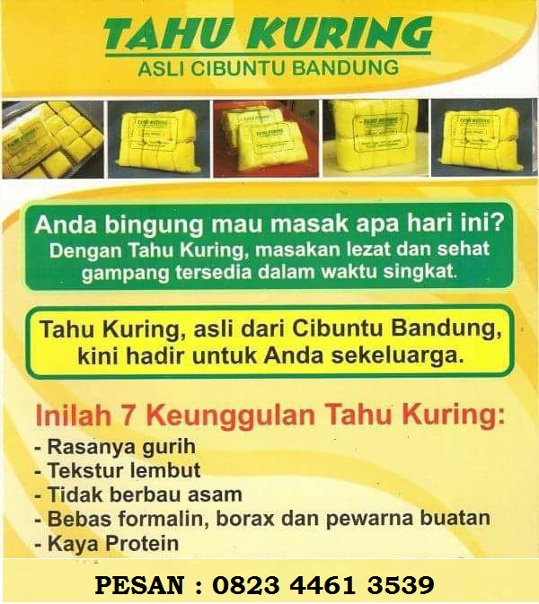 TAHU KURING MAKASSAR CAB BANDUNG