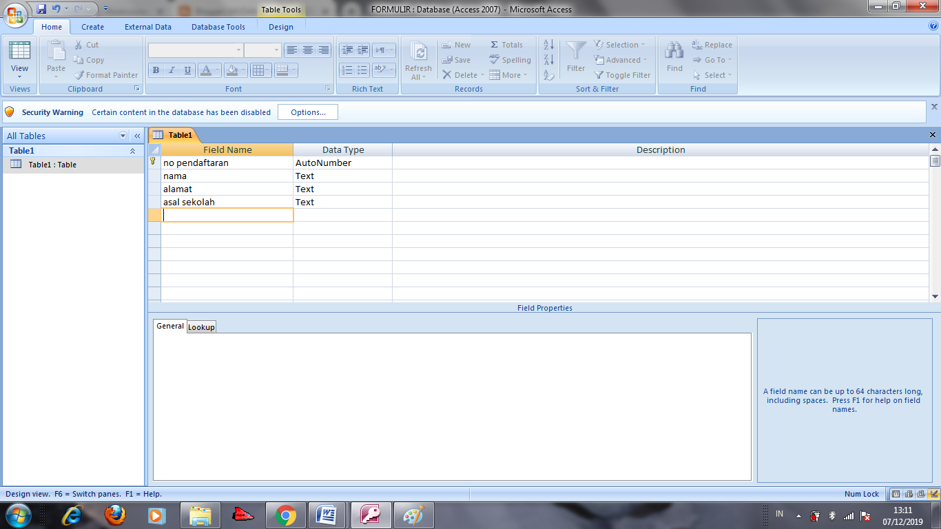 HOW TO MAKE QUERY DATABASE WITH MICROSOFT ACCESS