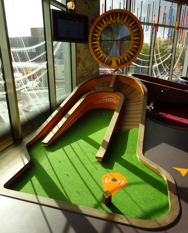 The Ham and Egger Files: Playing Puttshack super tech mini golf at ...