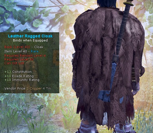 Age of Conan Gallery: Leather Ragged Cloak