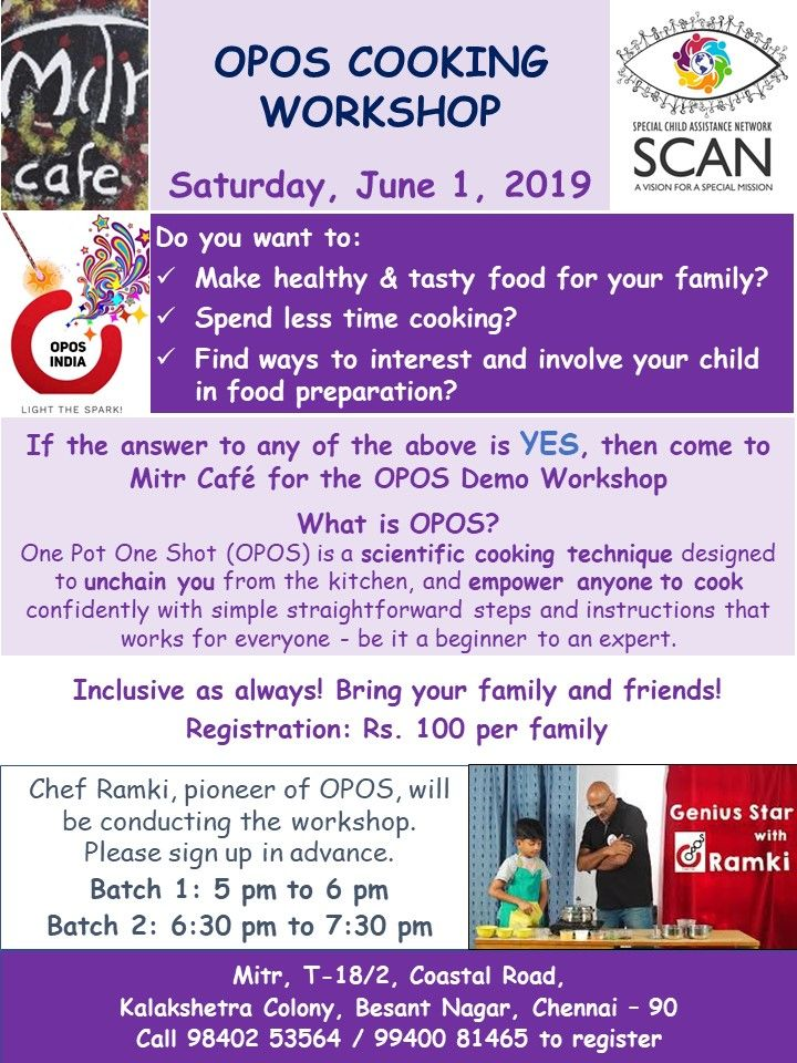 MITR: OPOS Cooking Workshop