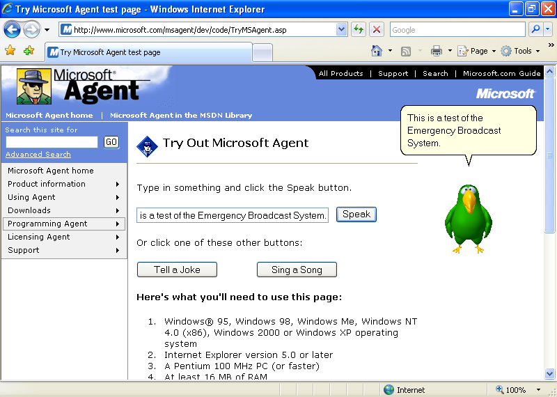 Microsoft Agent