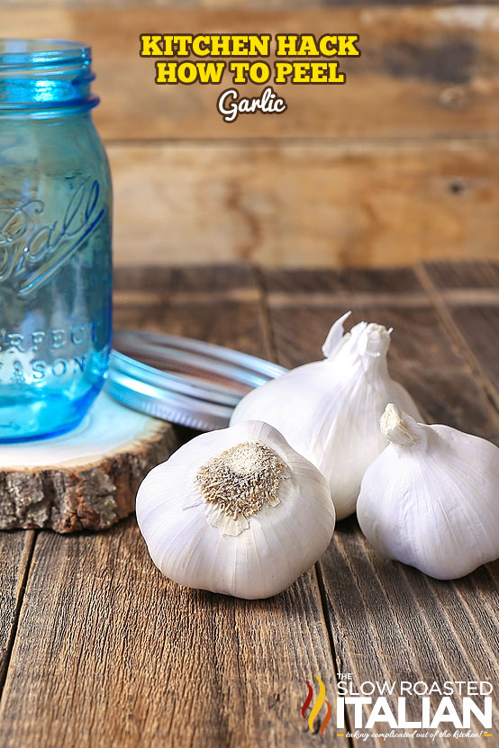 Kitchen Hack Peeling Garlic