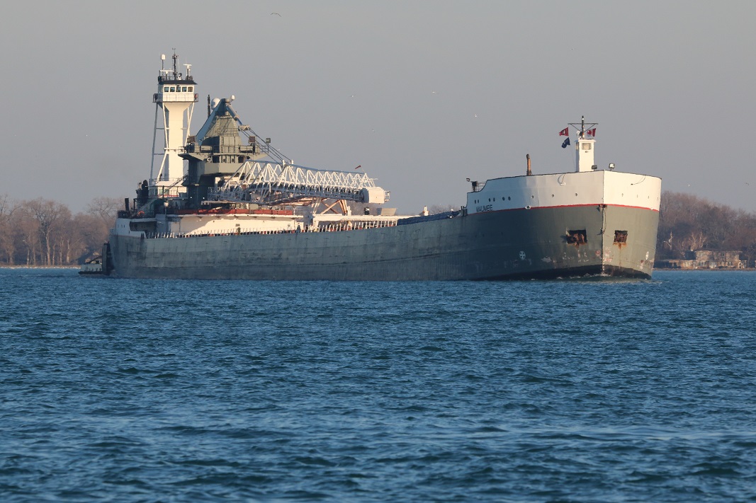 Michigan Exposures: The Victory/Maumee On Their Way Past Belle Isle