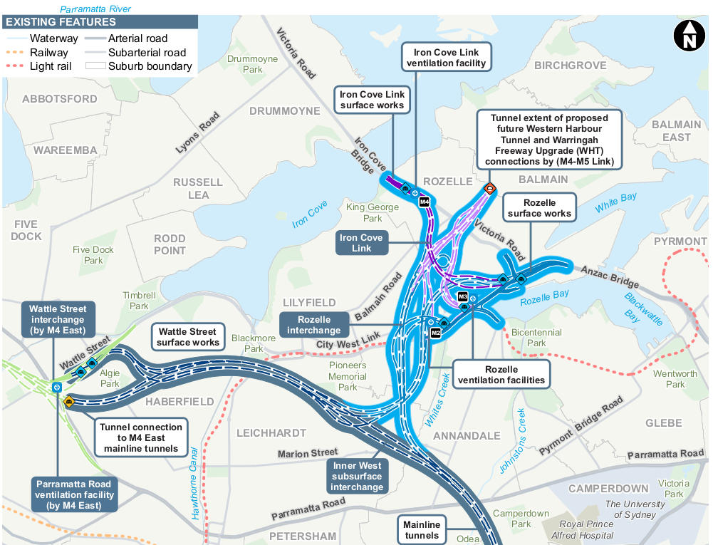 Perambuler: WestConnex M4-M5 Link MOD 2 - Annandale and Rozelle