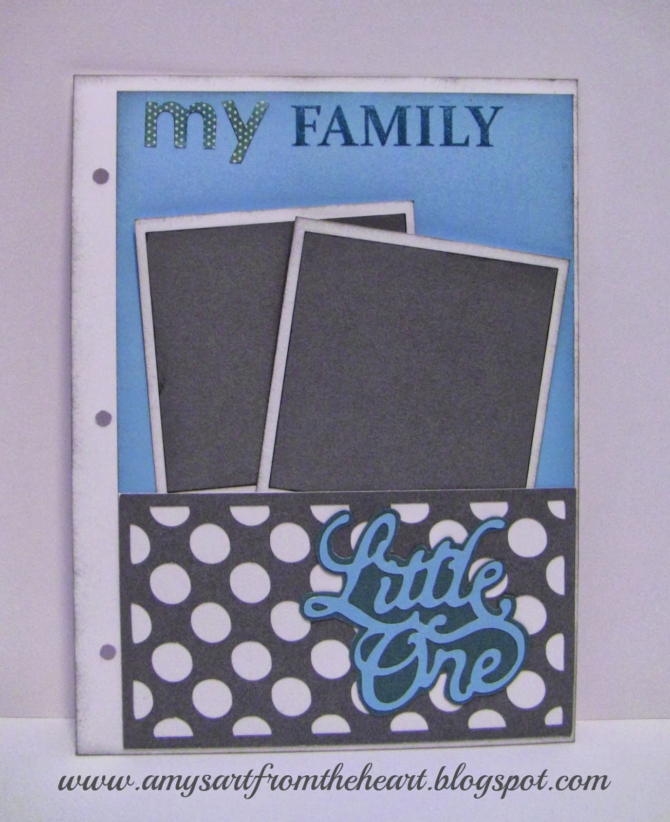 Amy's Art from the Heart: Artbooking Mini Baby Album