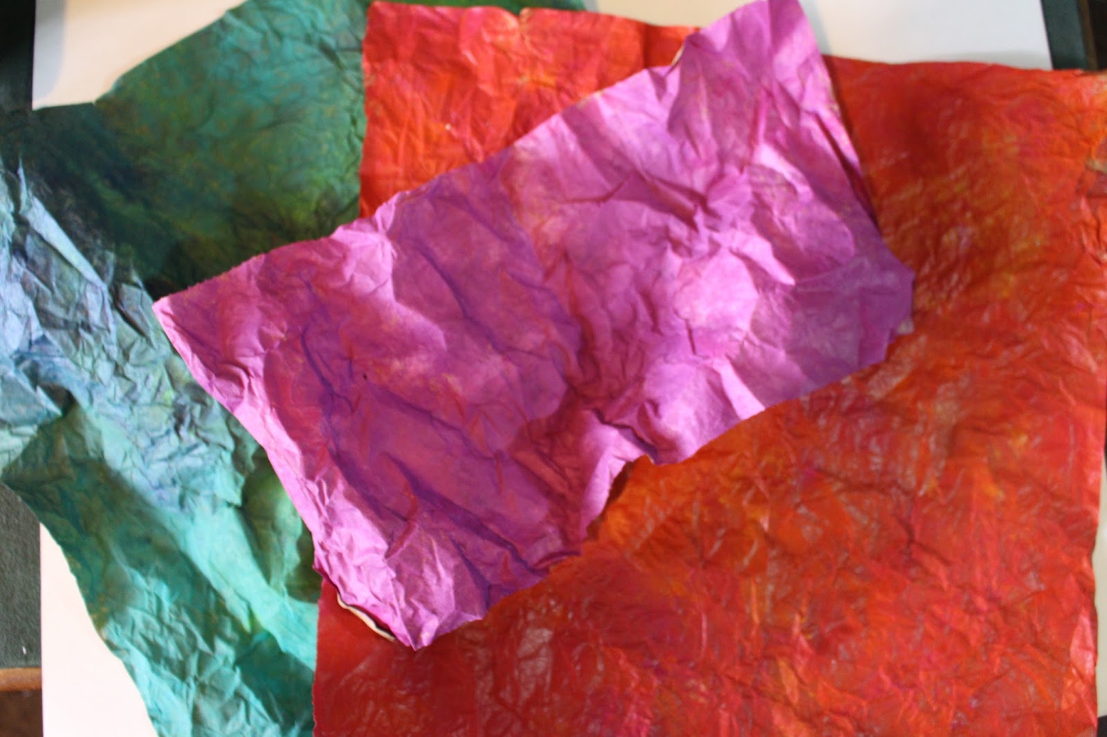 Stamps and Stencils : Adventures with 'Fabric' Paper.