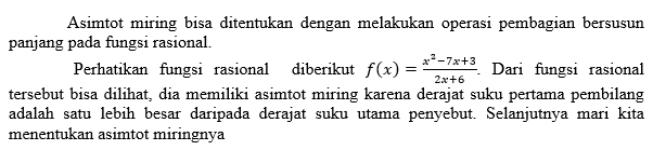 Fungsi Rasional, Karakteristik dan Gambar Grafik