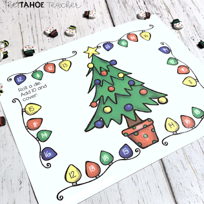Christmas Math Centers for Kindergarten, First Grade, and Second Grade ...