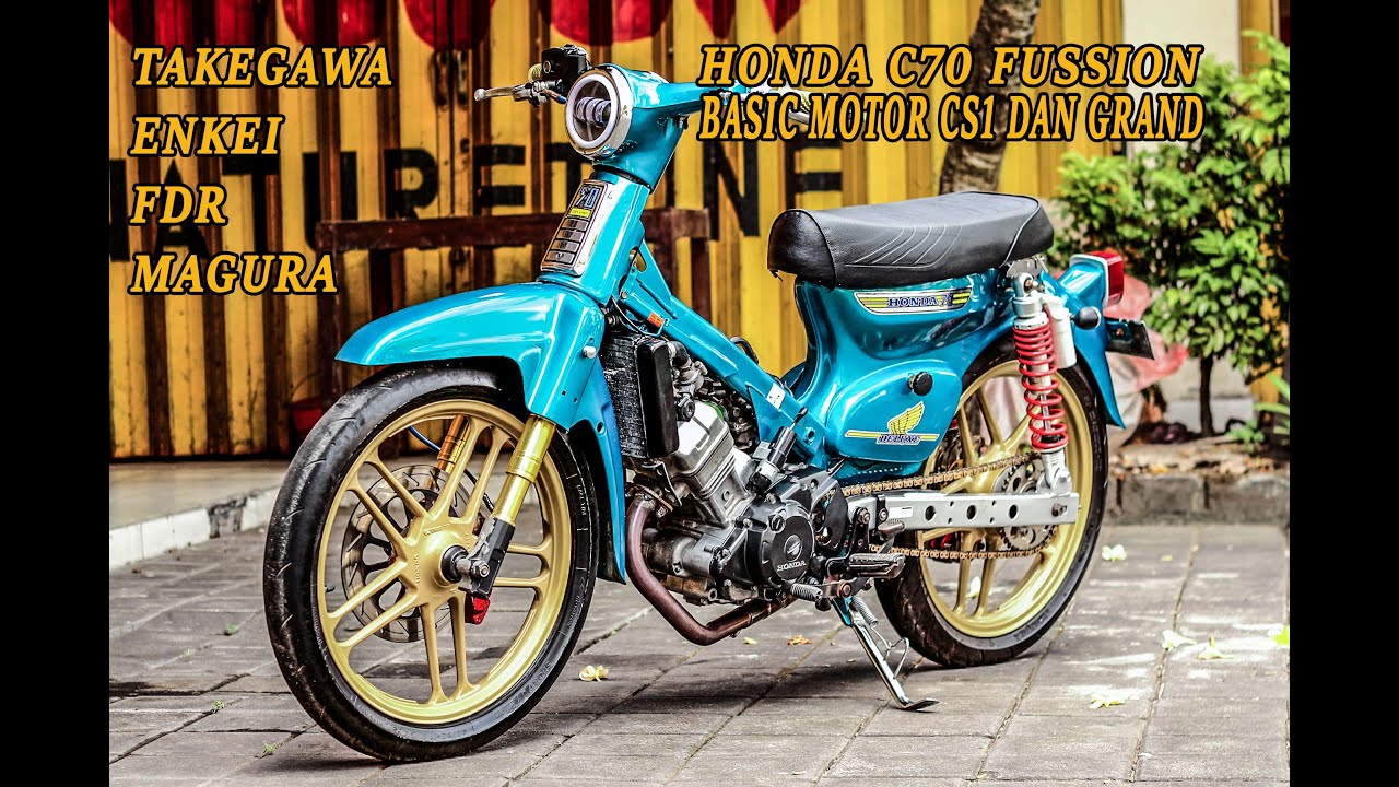 Honda CS-1 Modifikasi C70 dengan Racing Look - Sport Look - Moto Dekil