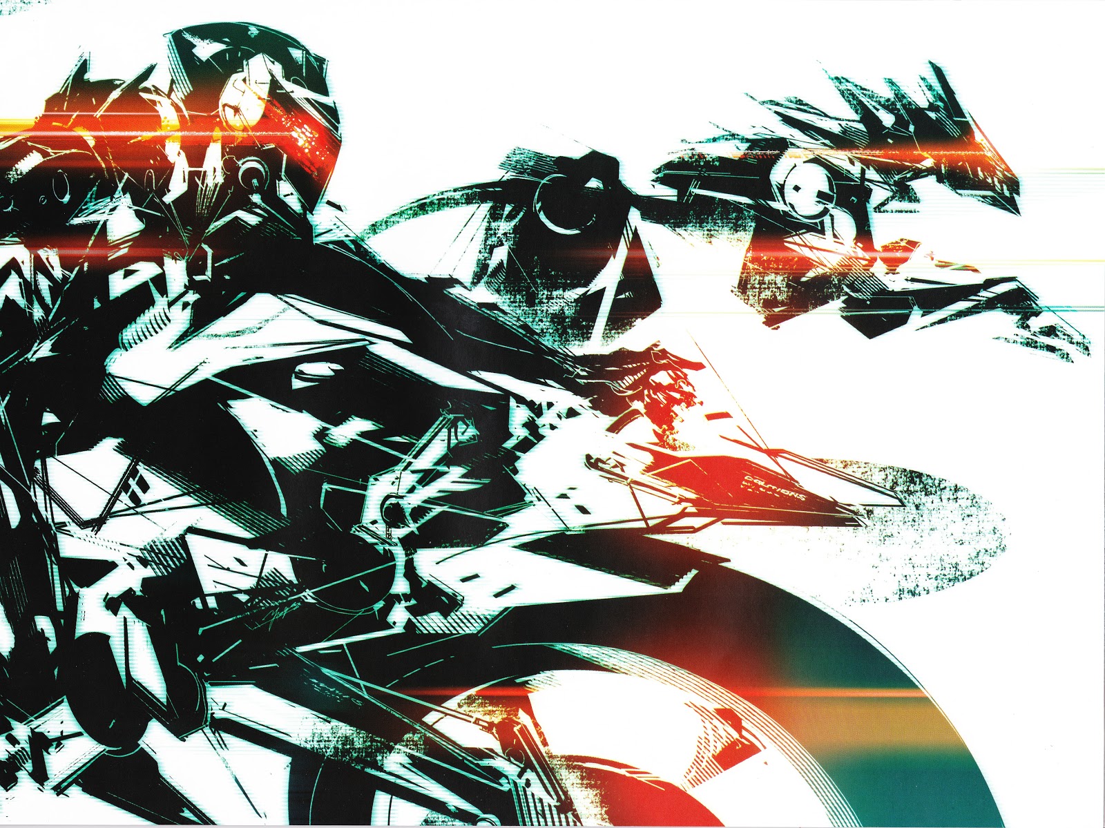 The Bit Beacon: Metal Gear Rising: Revengeance Hi-Res Artbook Scan Gallery
